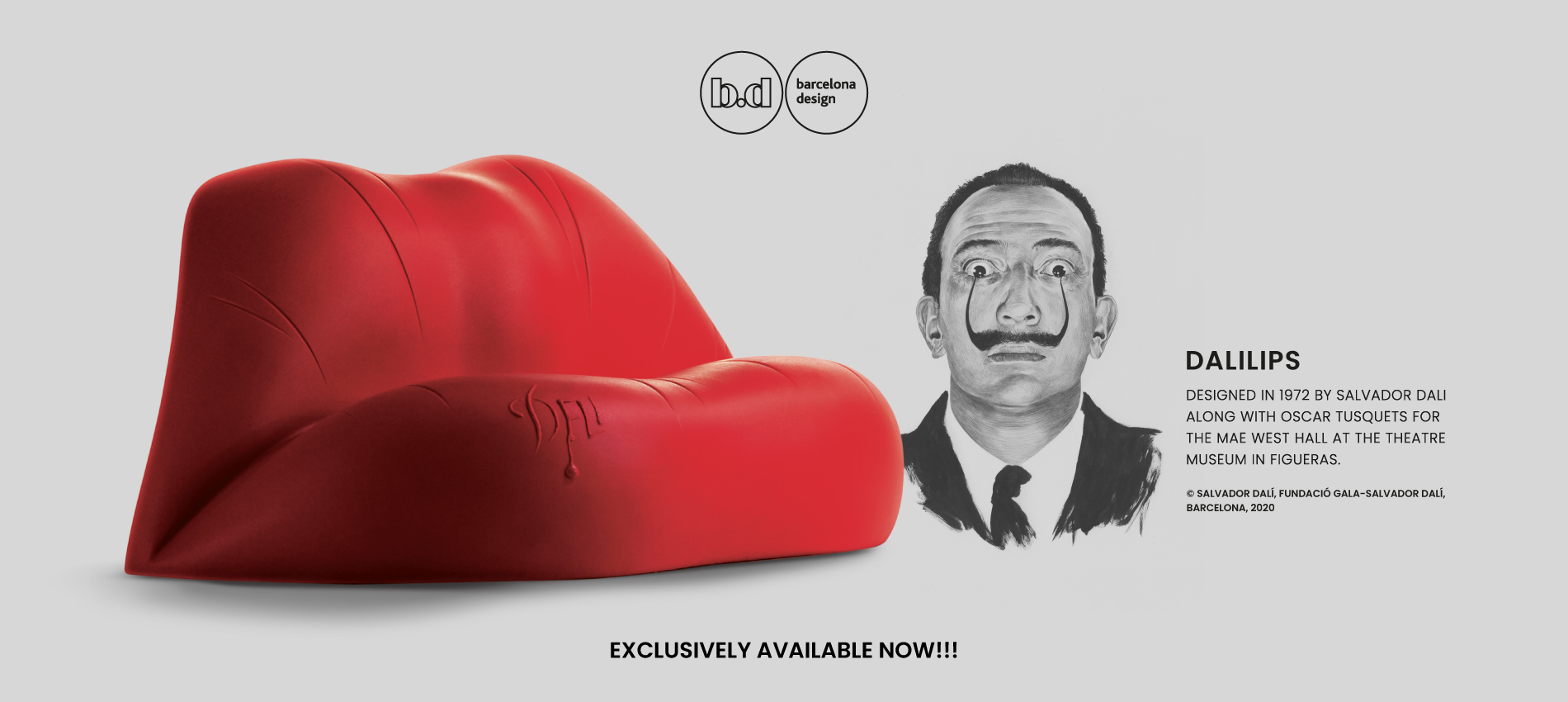 DALILIPS by Salvador Dalí, Fundació Gala-Salvador Dalí - Seasonsofliving